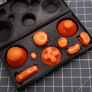 Nintendo Gamecube Custom Resin Buttons Orange Candy - Etsy