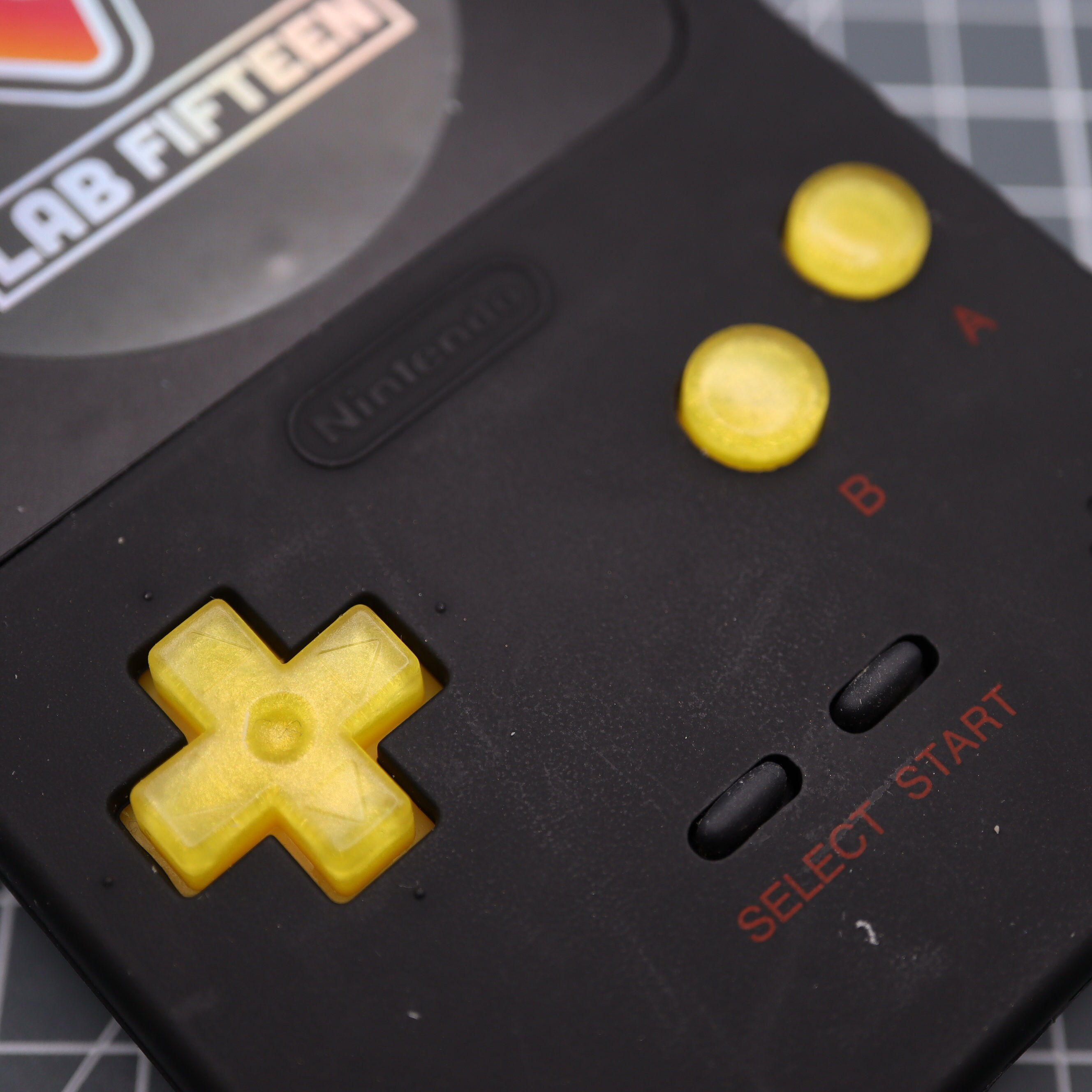 Game Boy Pocket Custom Resin Buttons Lemon Candy - Etsy