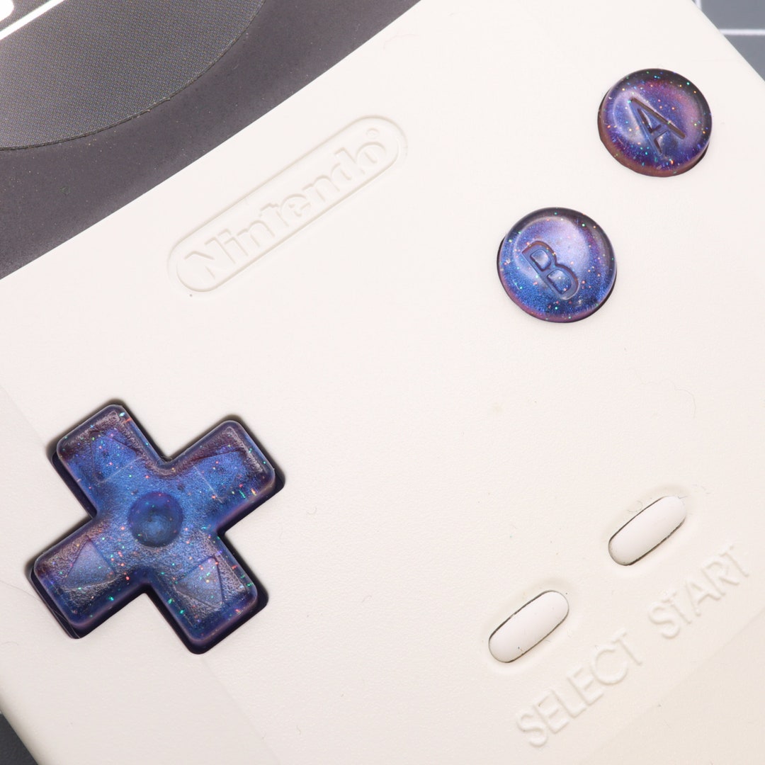 Game Boy Color Custom Resin Buttons Cosmic Blue - Etsy