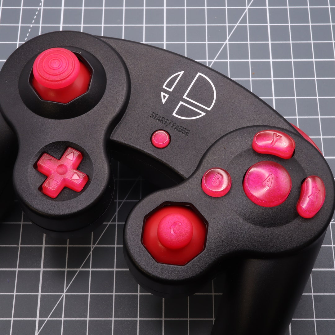 Nintendo Gamecube Custom Resin Buttons Raspberry Candy Pink - Etsy