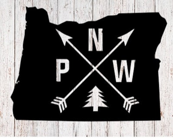 PNW Oregon SVG - Etsy