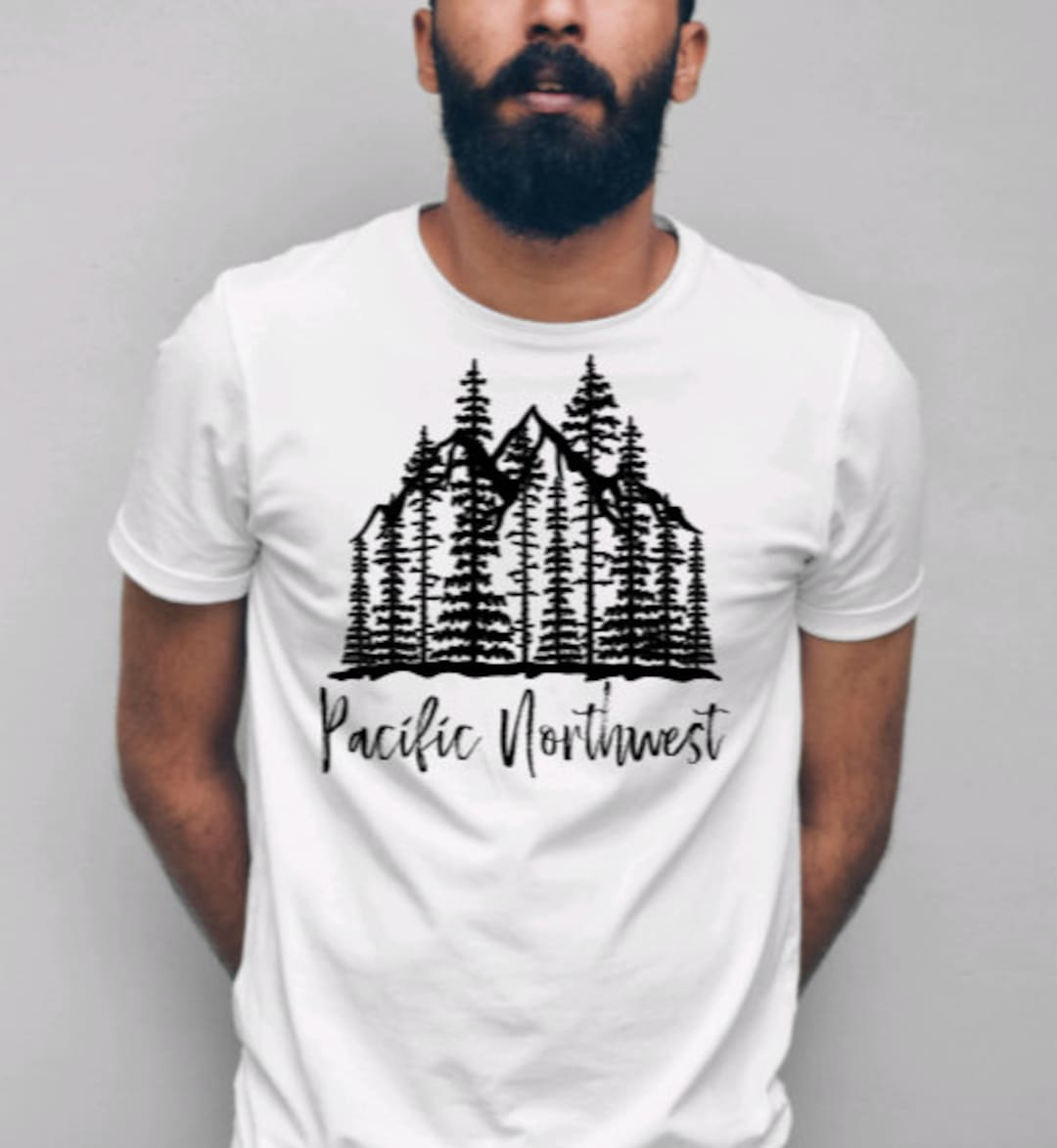 PNW Svg, Png, Pacific Northwest, Mountains, Trees, Washington, Oregon ...