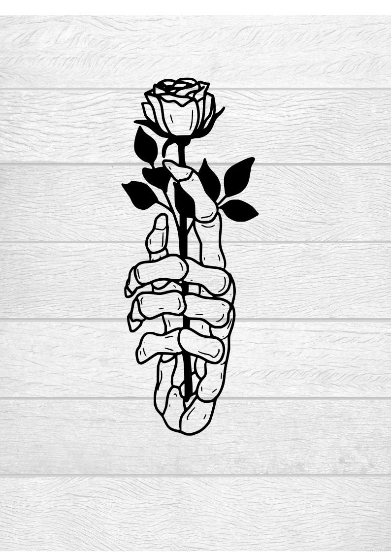 Skeleton Rose SVG Rose SVG Skeleton SVG Digital Download - Etsy Ireland
