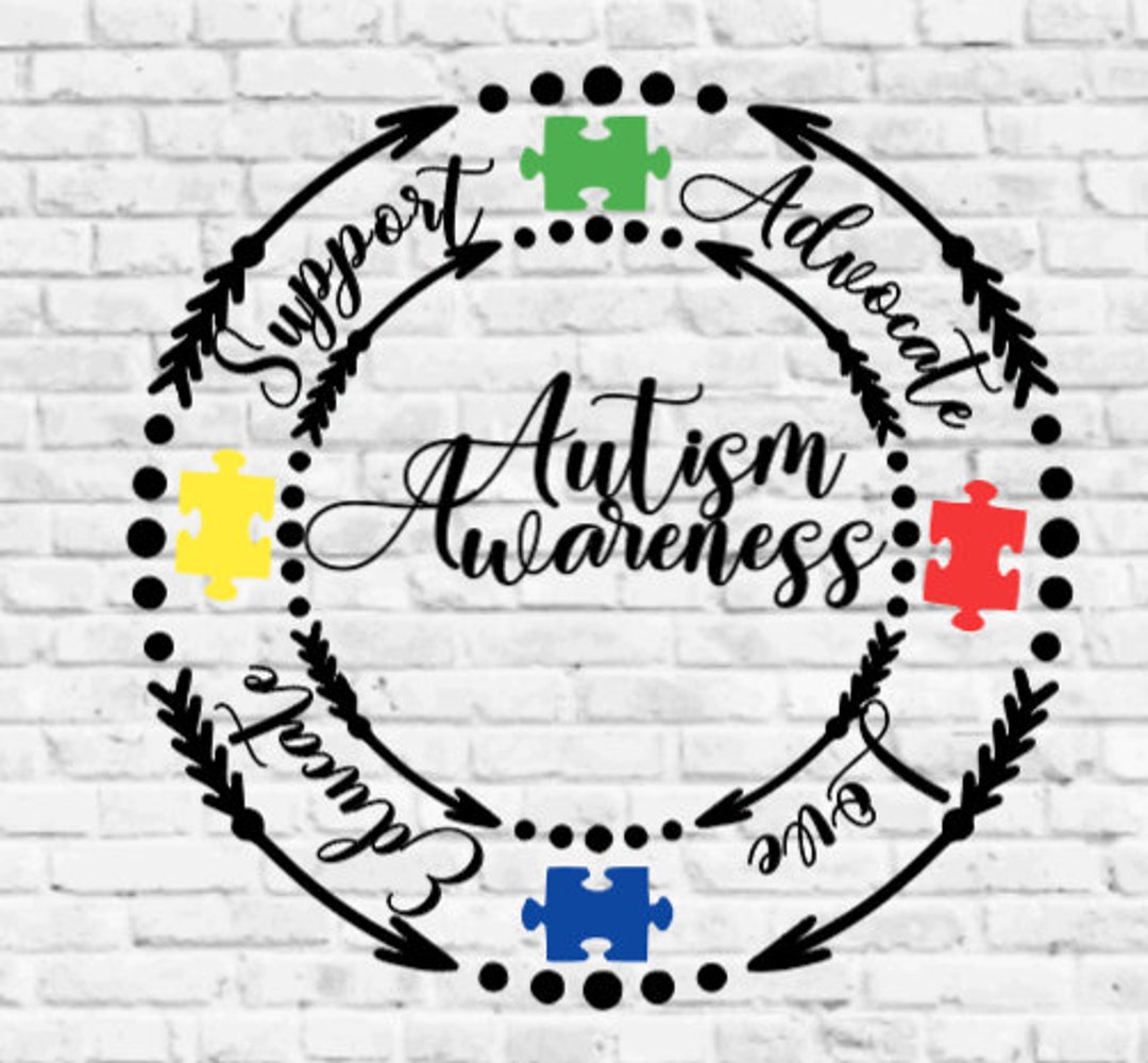 Autism Awareness SVG PNG - Etsy