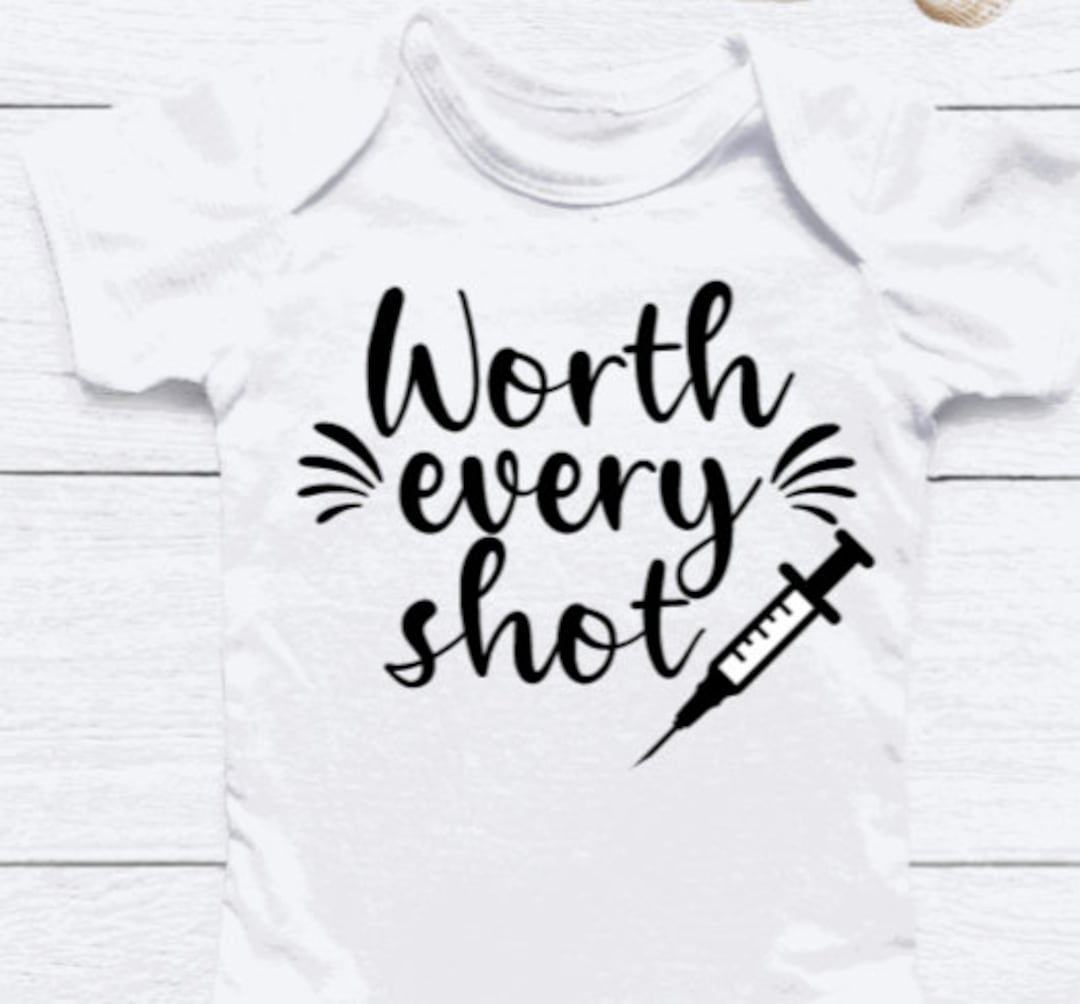 Worth Every Shot IVF SVG PNG, In-vitro, Infertility, Rainbow Baby ...