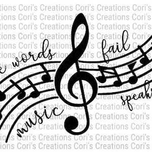 Music Svg - Etsy