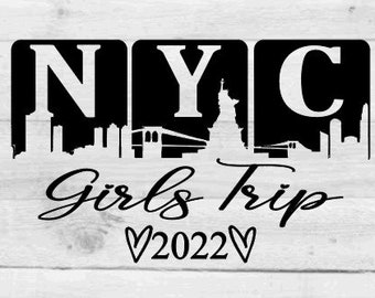 New York Girls Trip Svg - Etsy Canada
