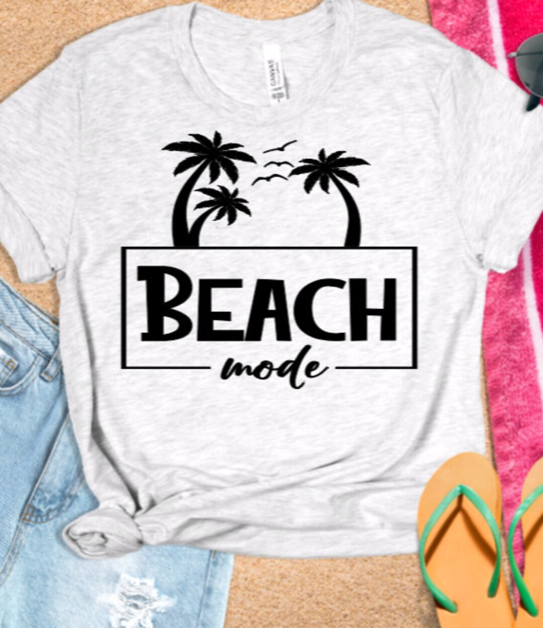 Beach Mode SVG: Vacation Design (digital Download) - Etsy