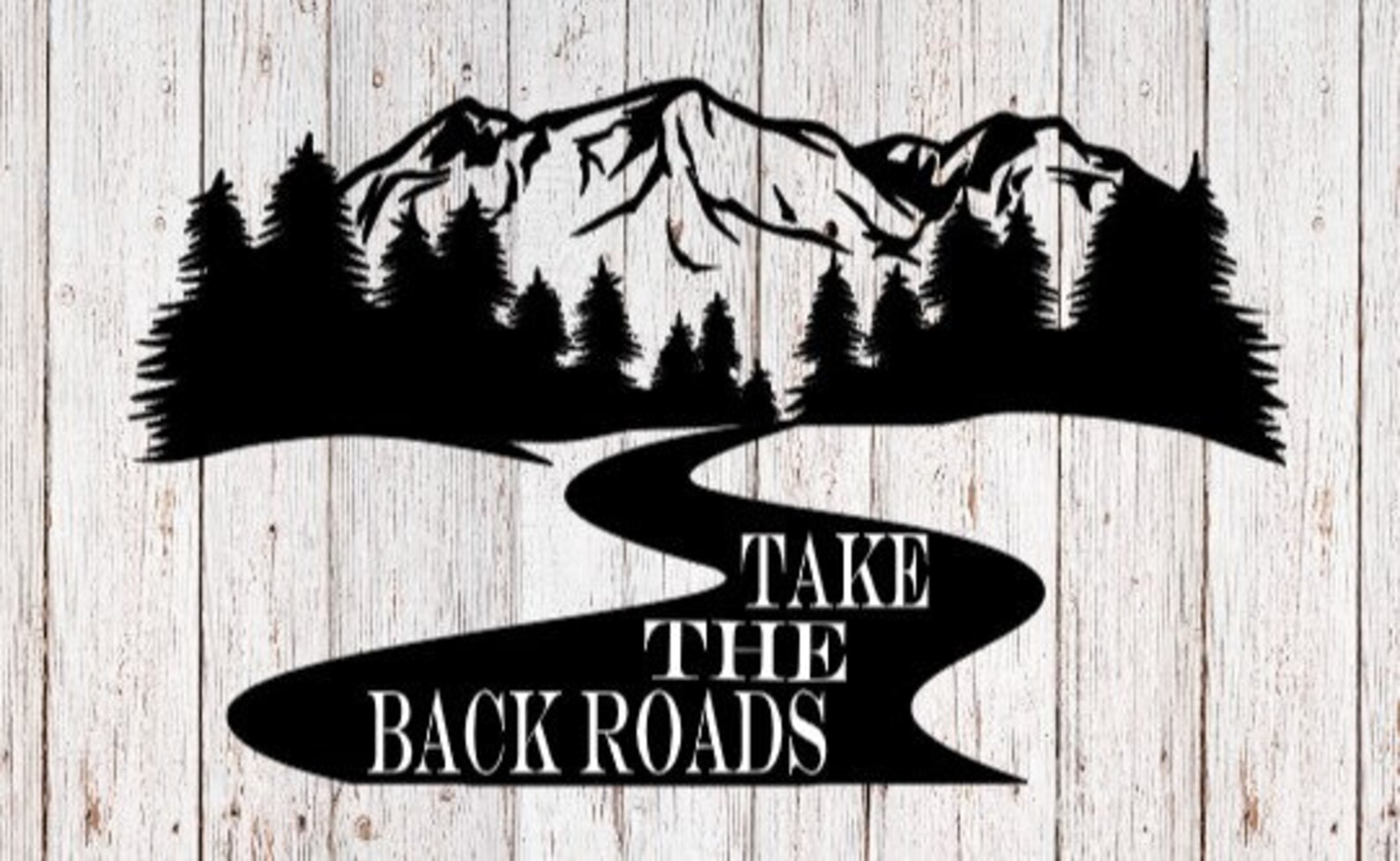 Back Roads SVG Png Simple Layered Design Digital Download - Etsy