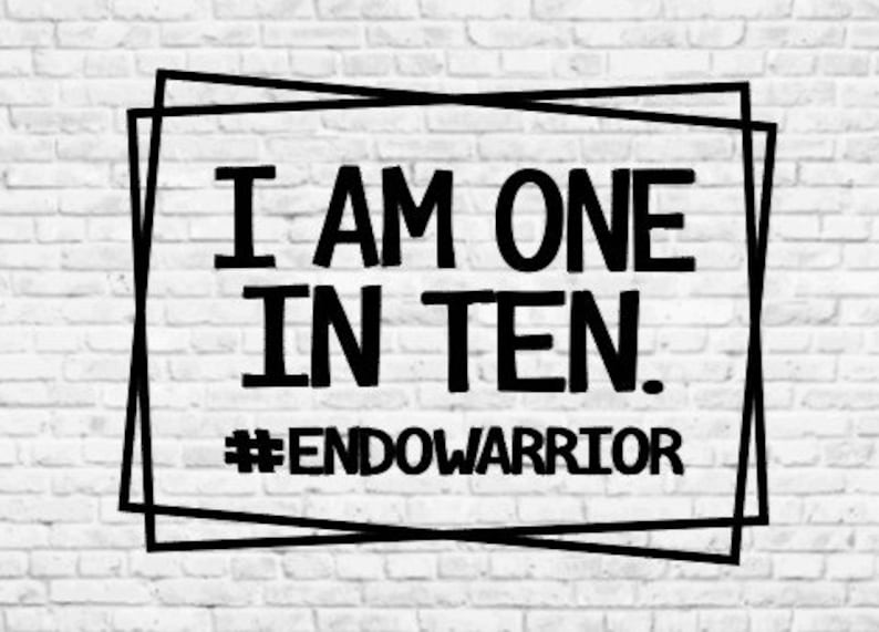 Endometriosis SVG Endo Warrior Endo Awareness Digital - Etsy