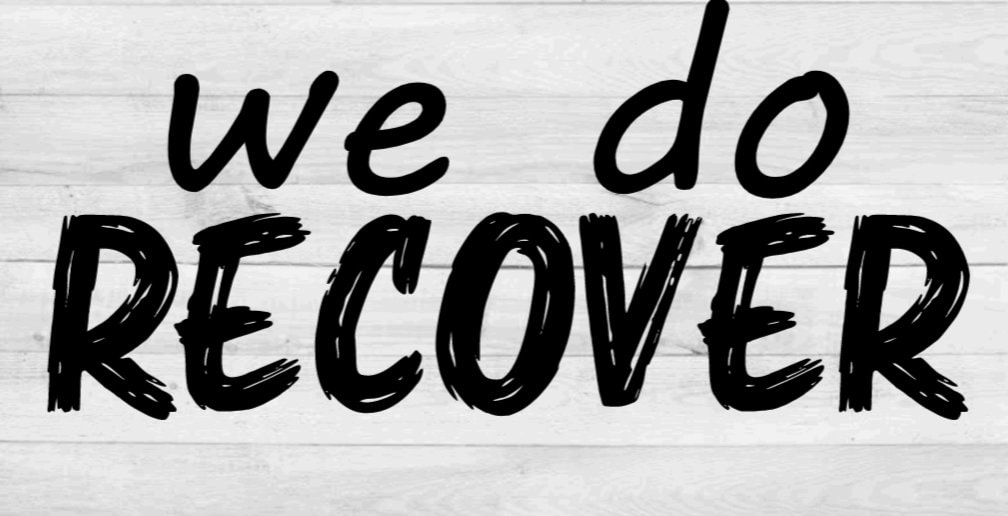 We Do Recover SVG: Sober Design (digital Download) - Etsy