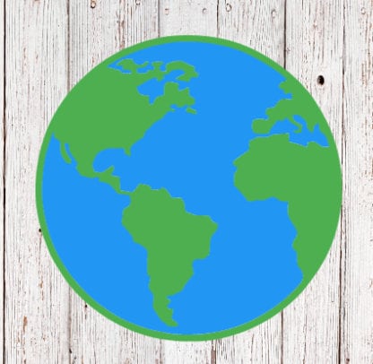 Globe SVG PNG, Layered Globe, Easy, Beginners Layers, Digital Download ...