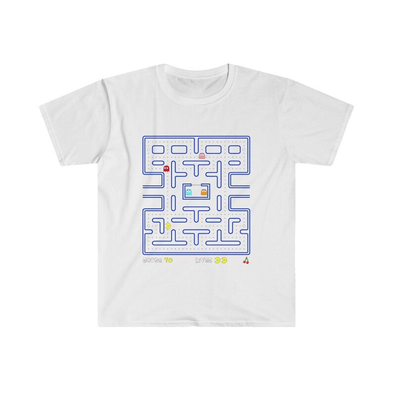 Pacman ready,1982 Classic Arcade,video Game Shirt,unisex Tee,retro Game ...