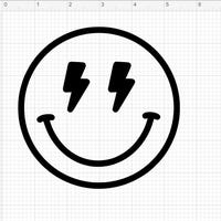 Checkered Smiley Sticker - Etsy