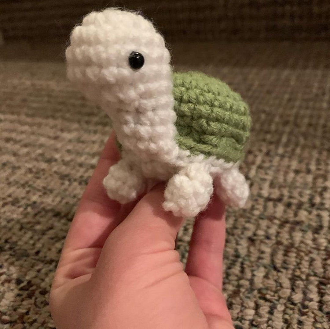 Small Crochet Turtle - Etsy