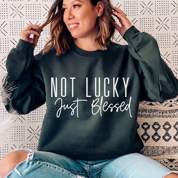 Not Lucky Simply Blessed Svg - Etsy