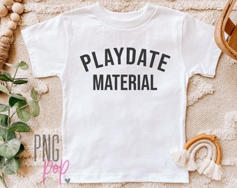 Playdate Material Shirt - Etsy