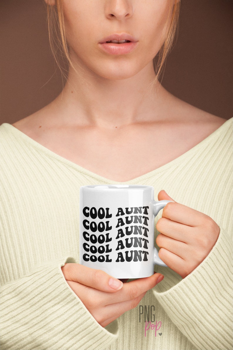 Cool Aunt SVG Cool Aunt PNG Retro Aunt Shirt Design Gift - Etsy