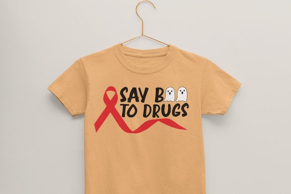 Say Boo to Drugs SVGPNG Red Ribbon Week Drug Free Instant | Etsy