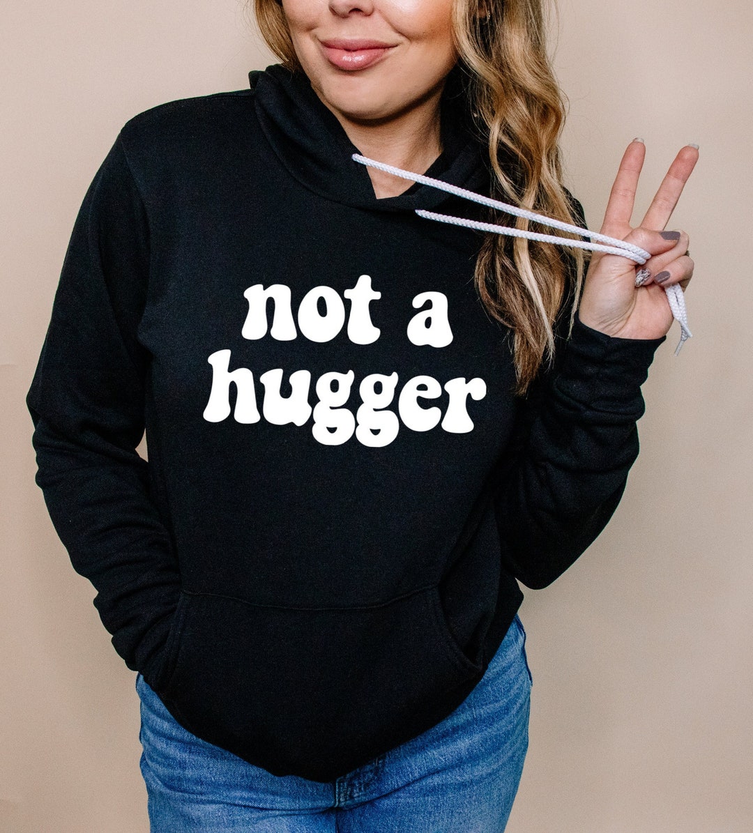 Not A Hugger SVG, PNG, Sarcastic Quote Instant Download, Sublimation ...