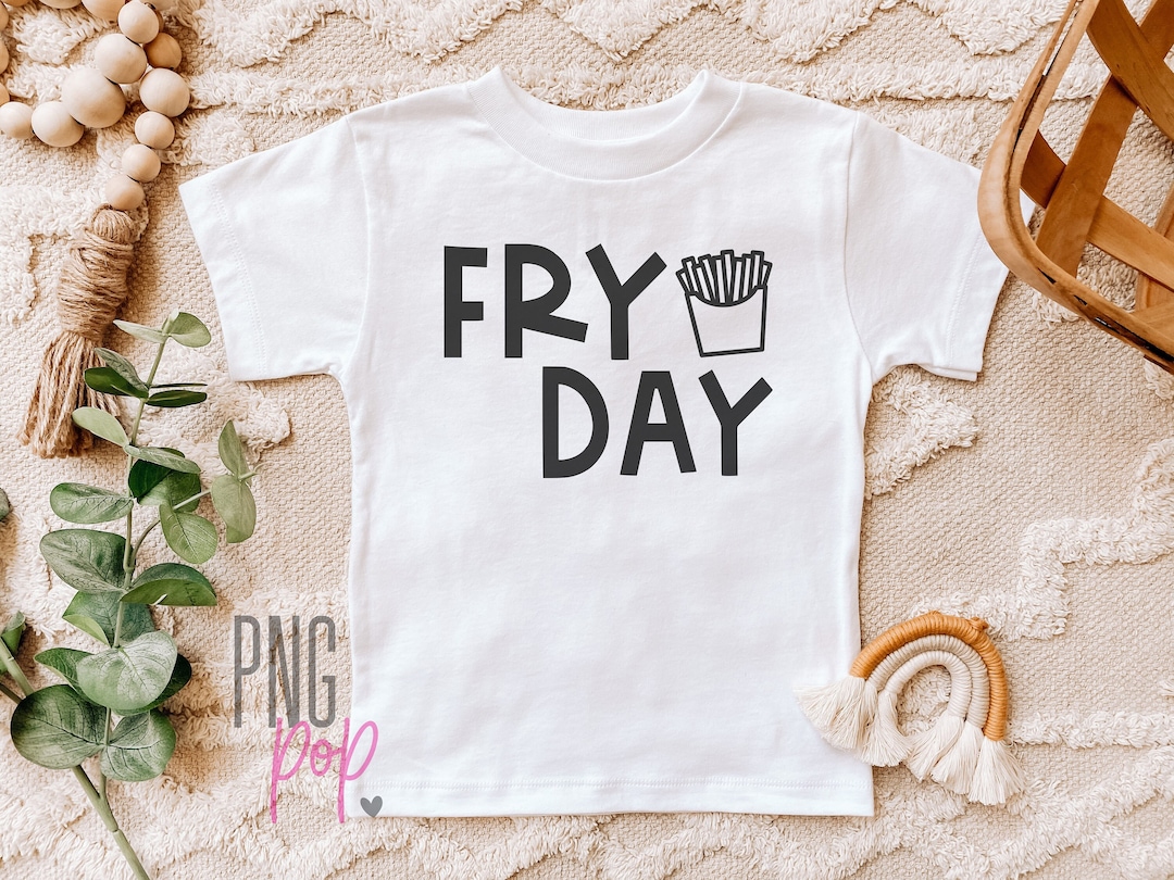 Fry Day SVG, French Fries PNG, Funny Foodie Shirt Design, Svg for Kids ...