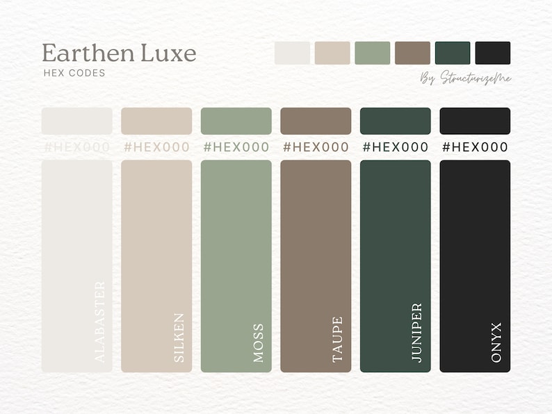 Professional Business Branding Color Palette Forest Green and Sage ...