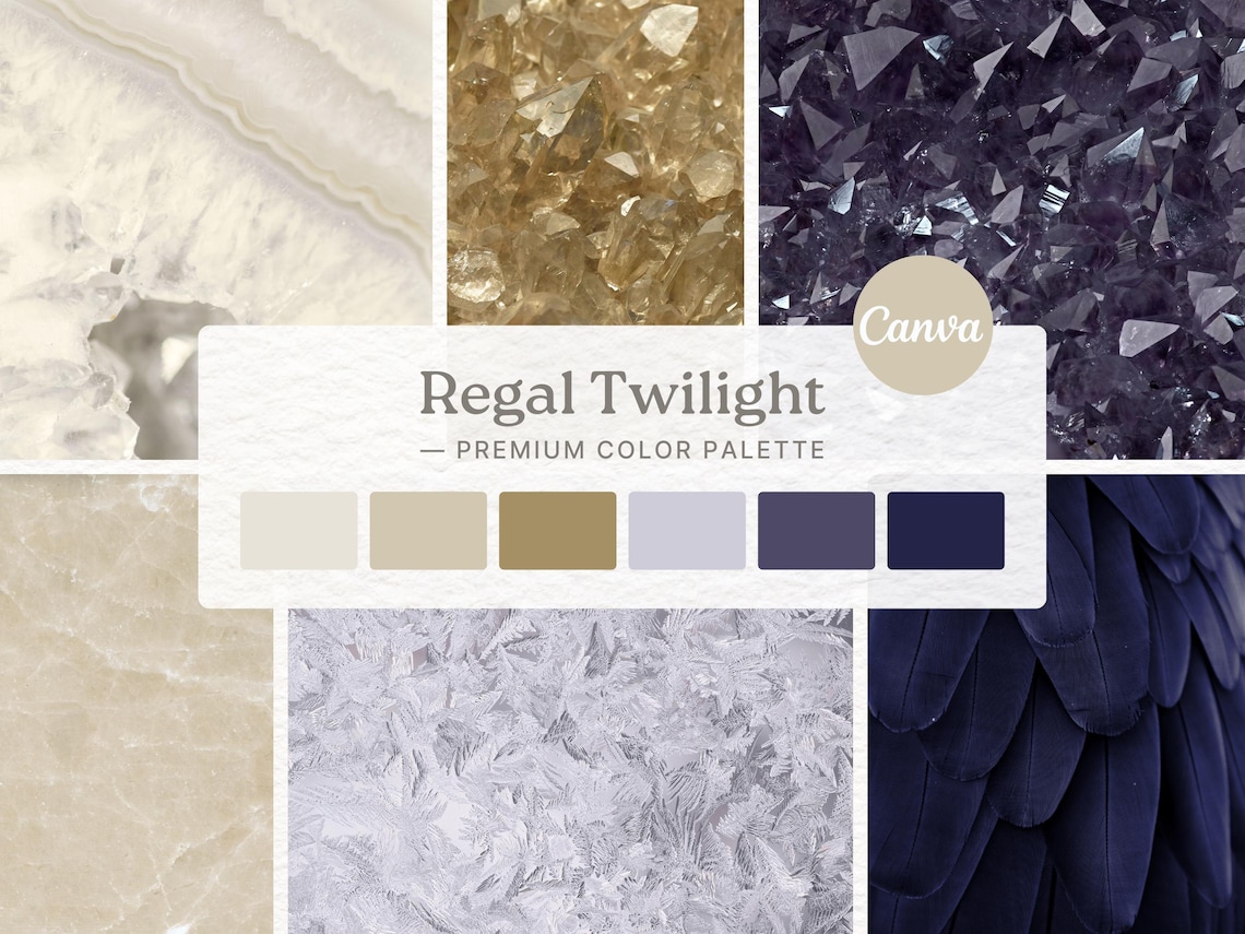 Professional Business Branding Color Palette Navy Blue Purple Gold ...