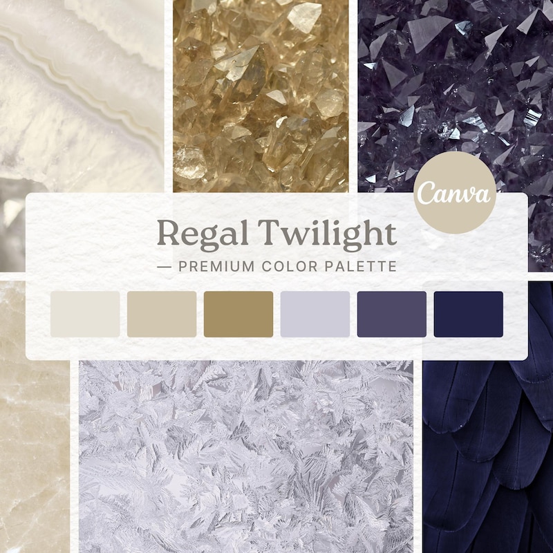 Blue Purple Gold Color Scheme - Etsy