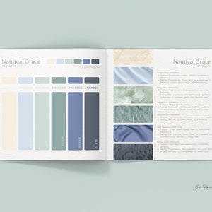 Brand Color Palette Sage Blue Color Scheme Blue Sage Color Palette ...