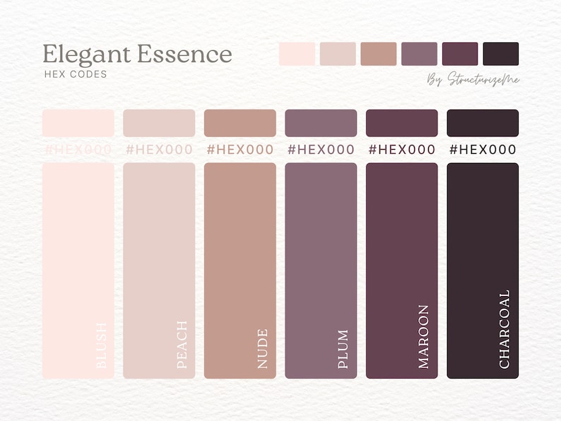 Elegant Business Branding Color Palette: Purple, Beige, Pink (canva PDF ...