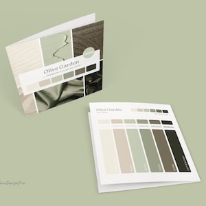 Professional Business Branding Color Palette Beige Sand Olive Green ...
