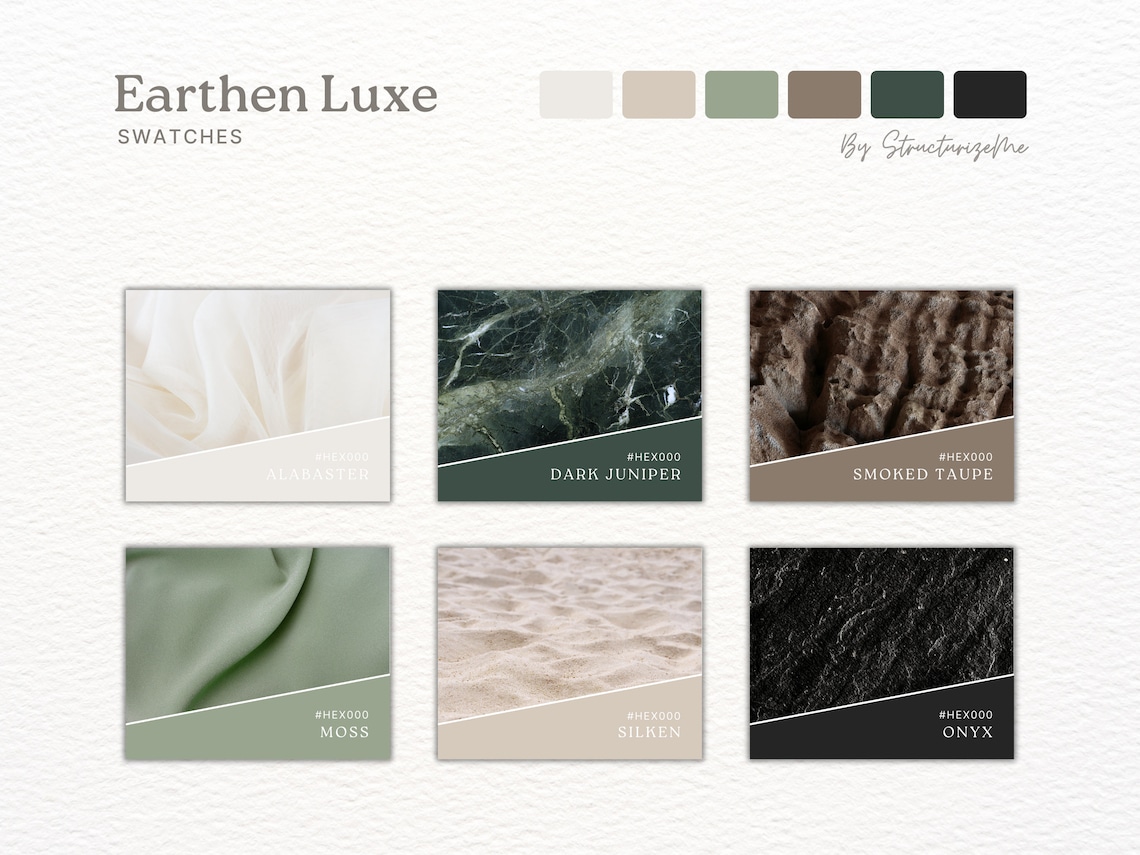 Brand Color Palette Nature Color Scheme Modern Color Palette Branding ...