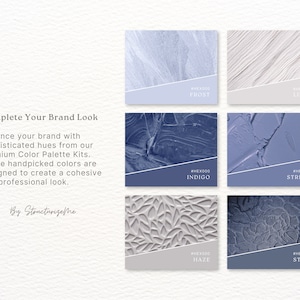 Professional Business Branding Color Blue Grey Ivory and Navy Corporate ...
