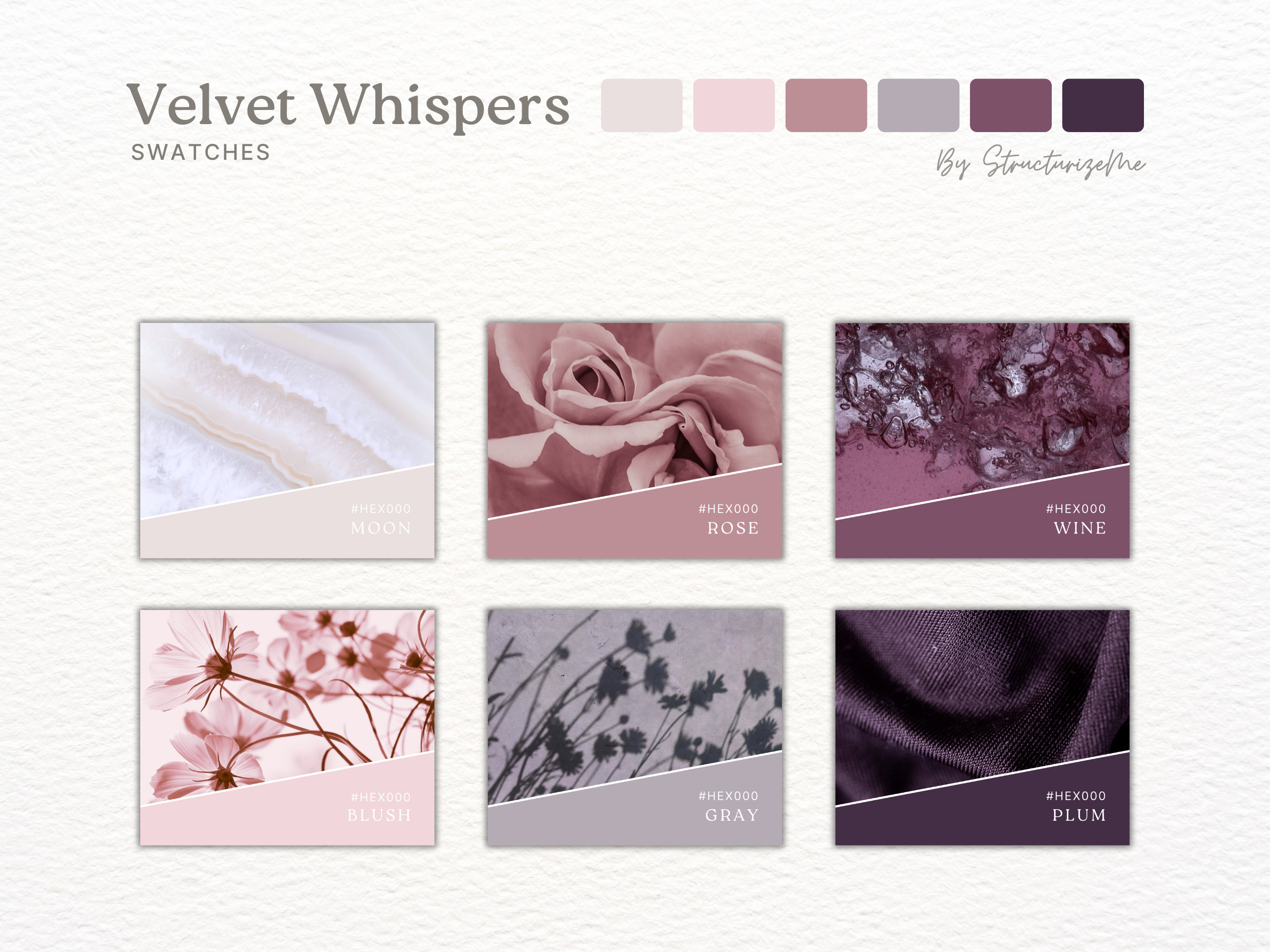 Brand Color Palette Pink Color Scheme Pastel Pink Colour Palette ...