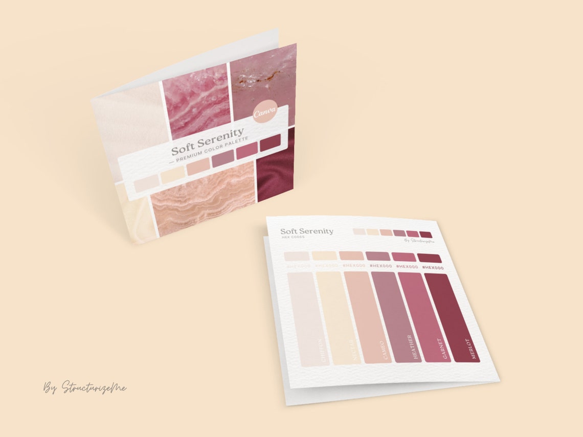 Professional Business Branding Color Palette Ivory Champagne Cameo Pink ...