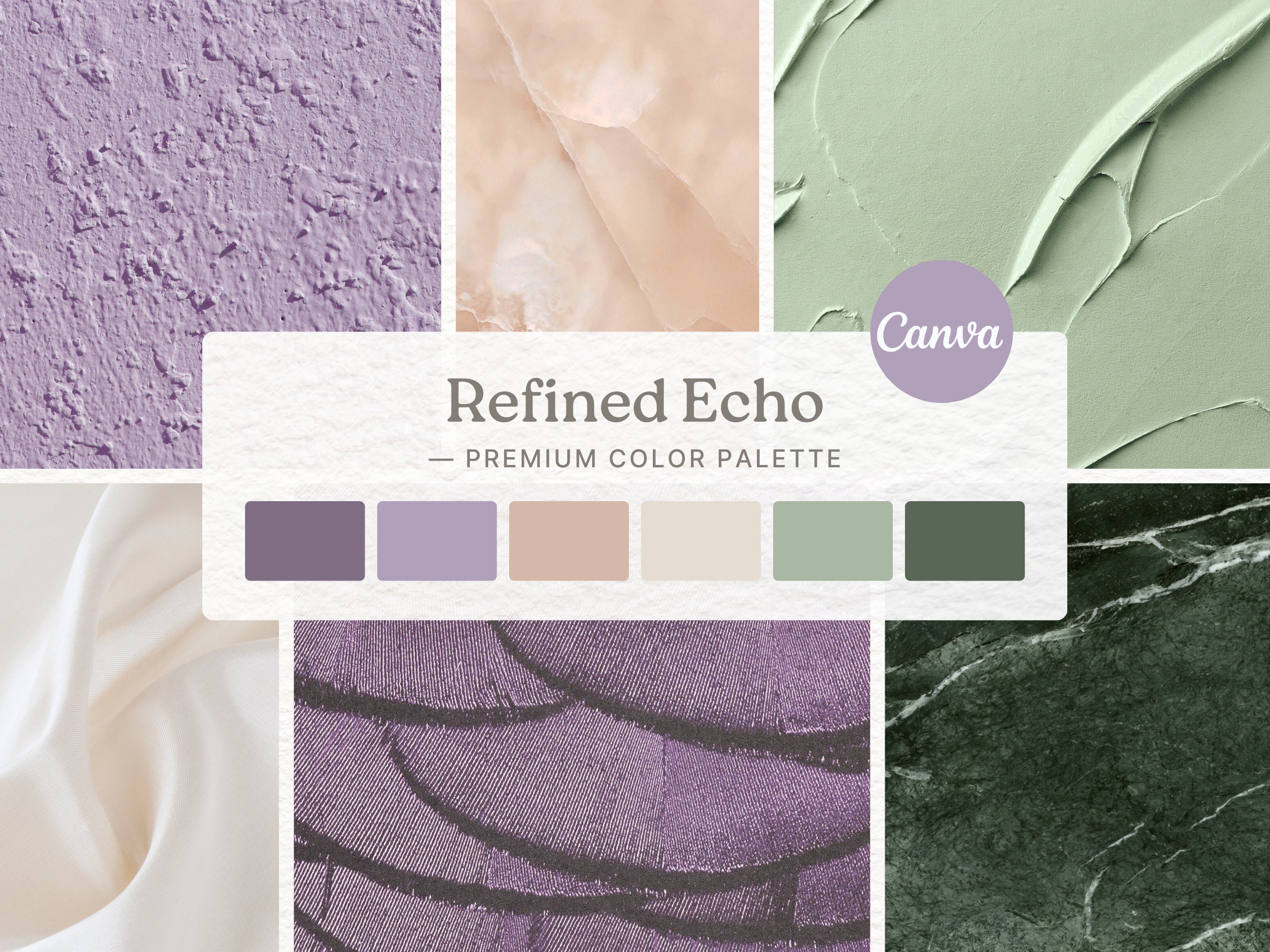 Professional Business Branding Color Palette Purple Champagne Beige ...