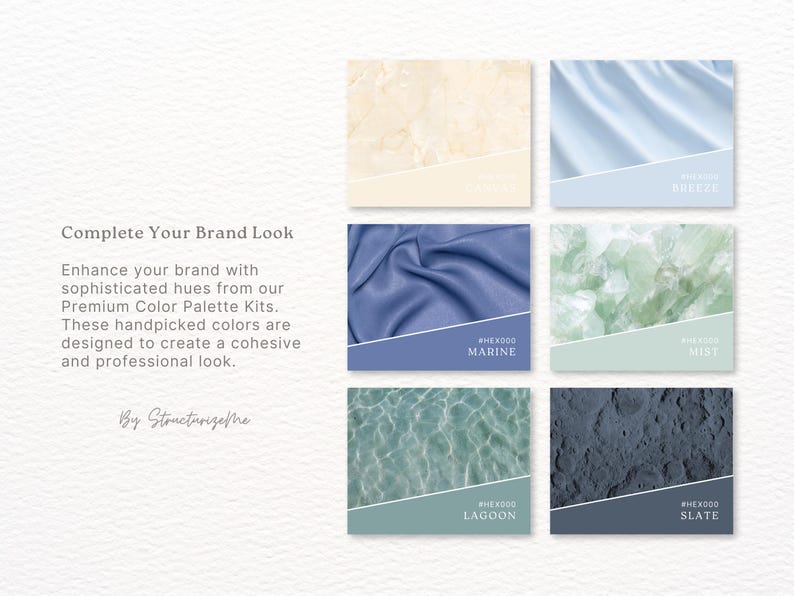 Professional Business Branding Color Palette Beige Cream Blue Sage ...