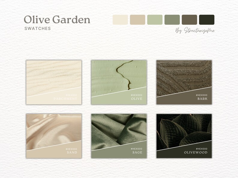 Olive Green Color Palette Earthy Brand Identity Sage Sand Boho Wedding ...