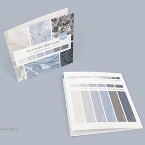 Professional Business Branding Color Palette Ivory Silver Gray Blue ...