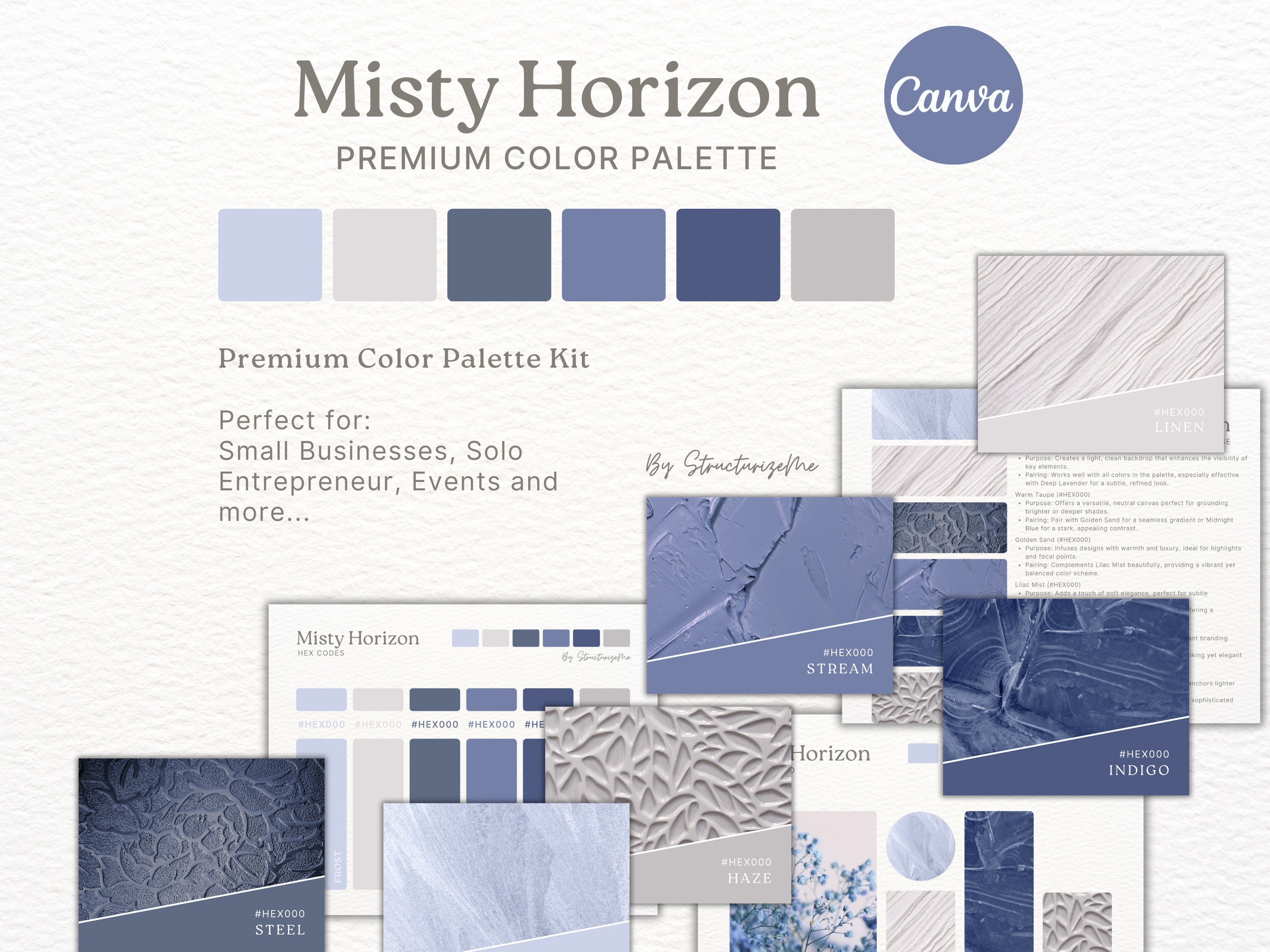 Color Palette Blue Color Scheme Beige Color Palette Indigo Color Scheme ...