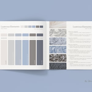 Brand Color Palette Blue Color Scheme Blue Color Palette Taupe Branding ...