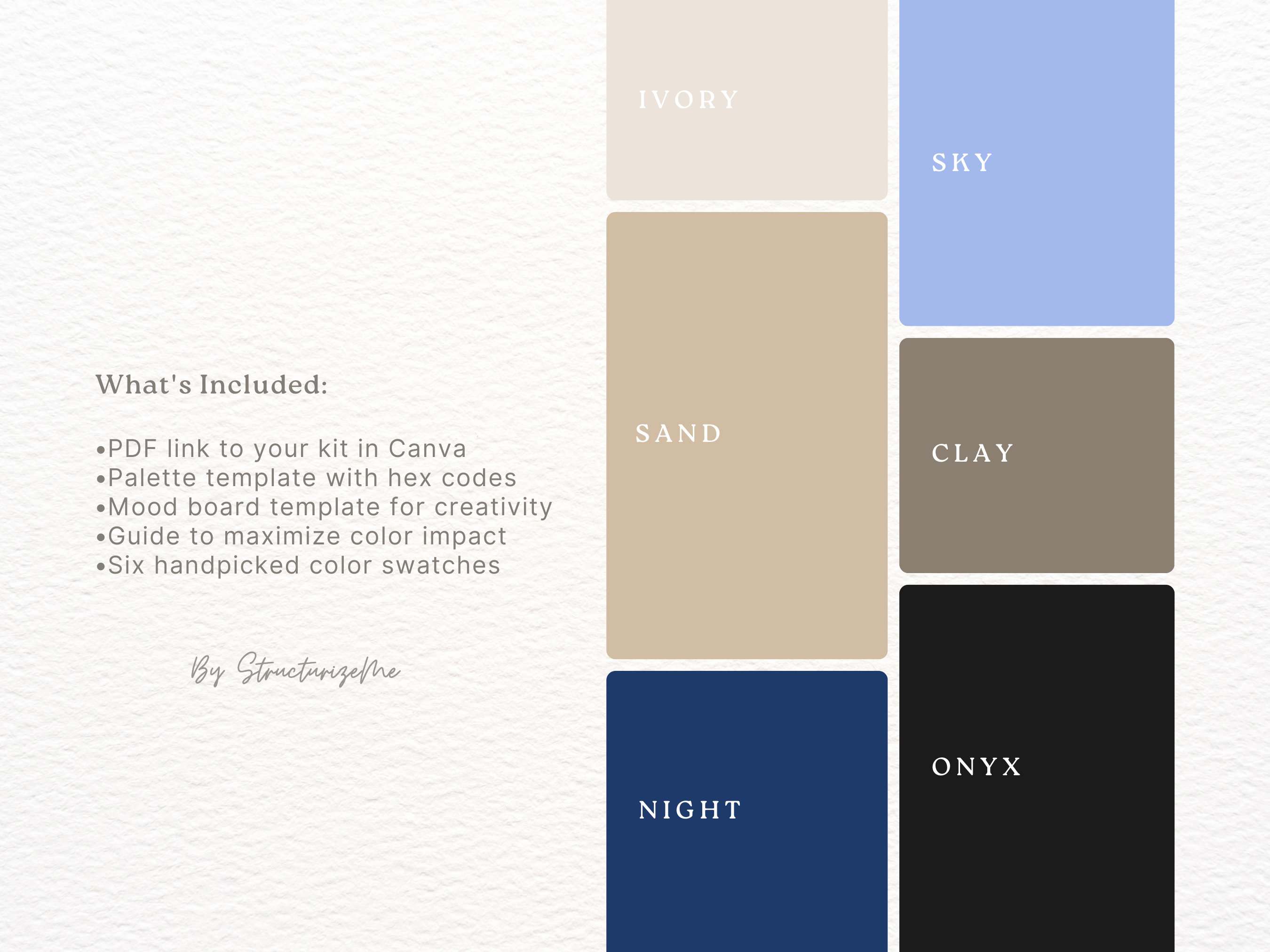 Professional Business Branding Color Palette Cream Light Blue Brown ...