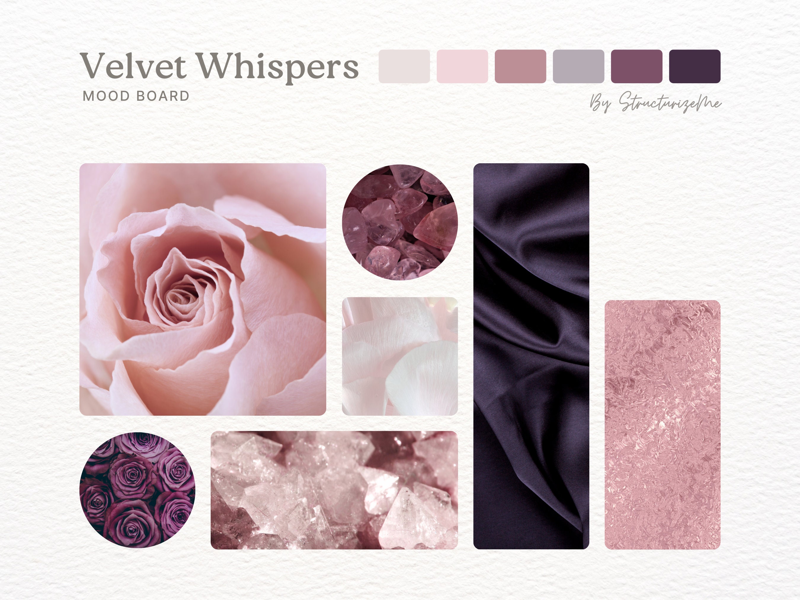 Brand Color Palette Pink Color Scheme Pastel Pink Colour Palette ...