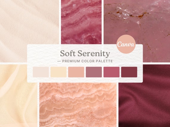 Professional Business Branding Color Palette Ivory Champagne Cameo Pink Mauve Burgundy Corporate Color Scheme Elegant Sophisticated Colors Etsy UK