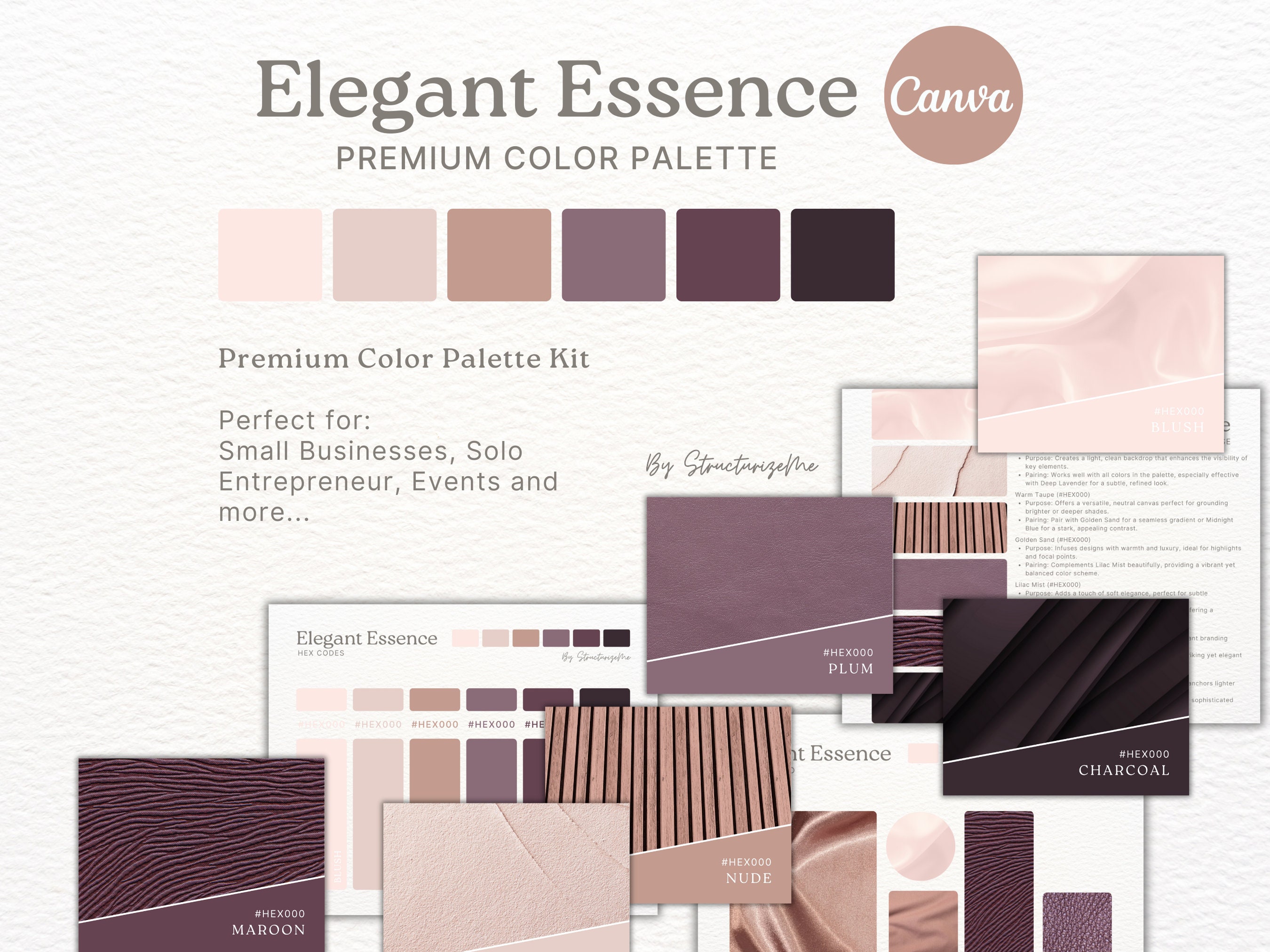 Color Palette Purple Color Scheme Beige Color Palette Pink Color Scheme ...