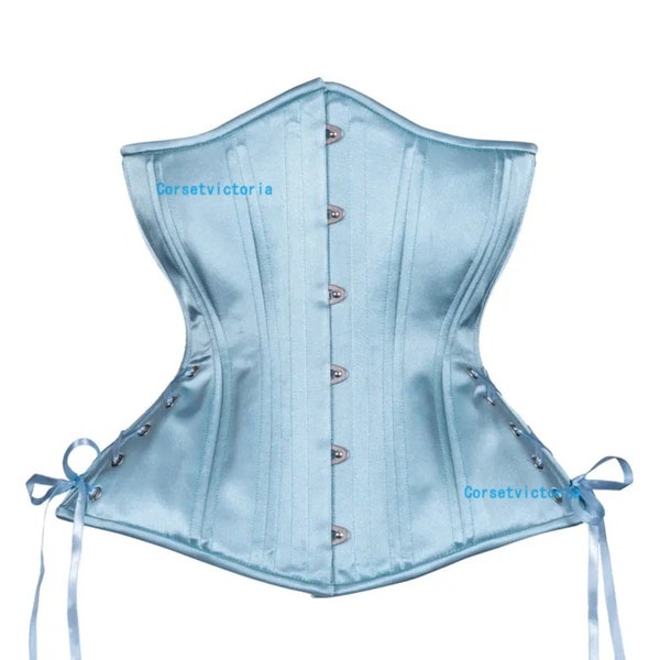 Light Blue Waist Corset - Etsy