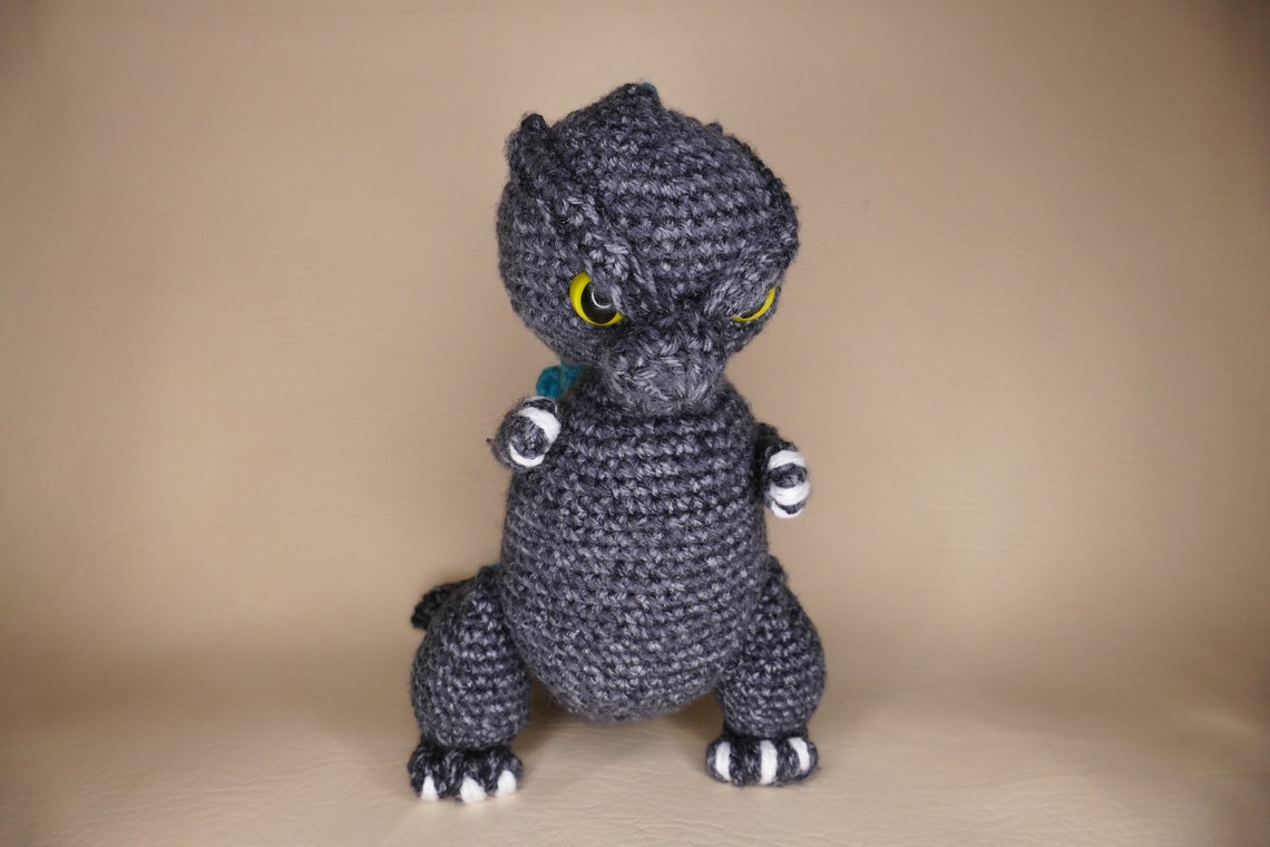 Godzilla Amigurumi PATTERN ONLY - Etsy