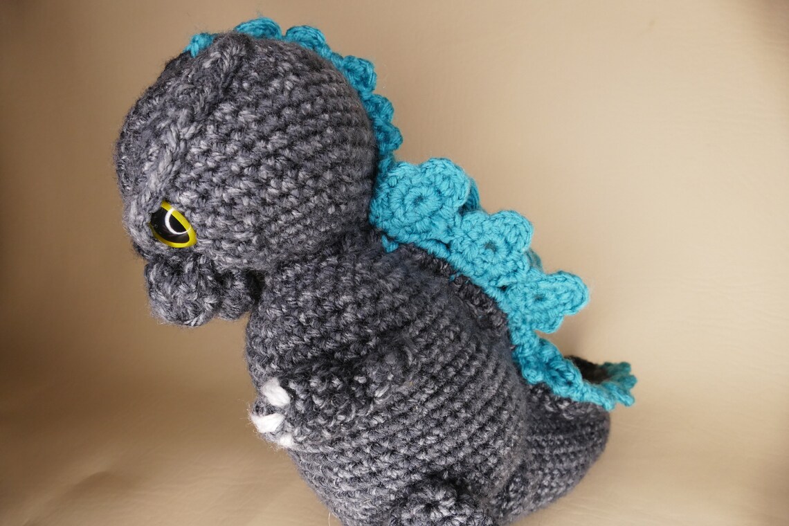 Godzilla Amigurumi PATTERN ONLY - Etsy