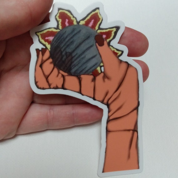 Fireball Sticker Hand Holding Fireball Ready to Throw - Etsy