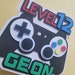 Birthday Cake Topper Personalized With Name and Age Gaming Console ...